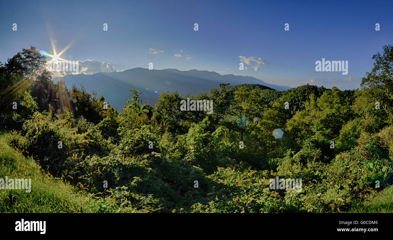 Blue Ridge Parkway National Park Sunset Scenic Mountains summer ...