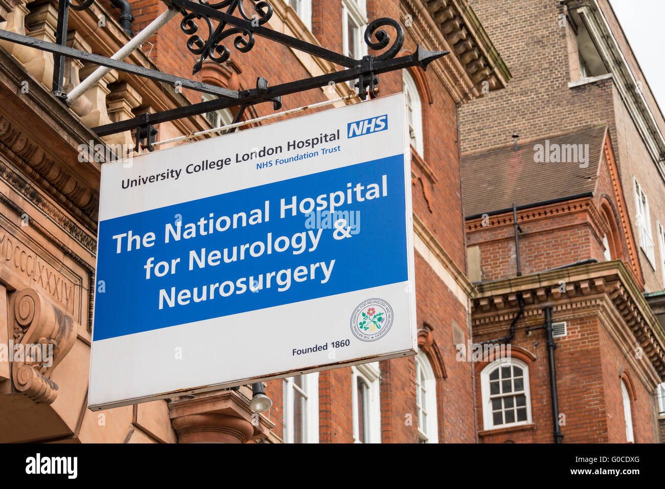 Exterior of the National Hospital for Neurology and Neurosurgery on ...