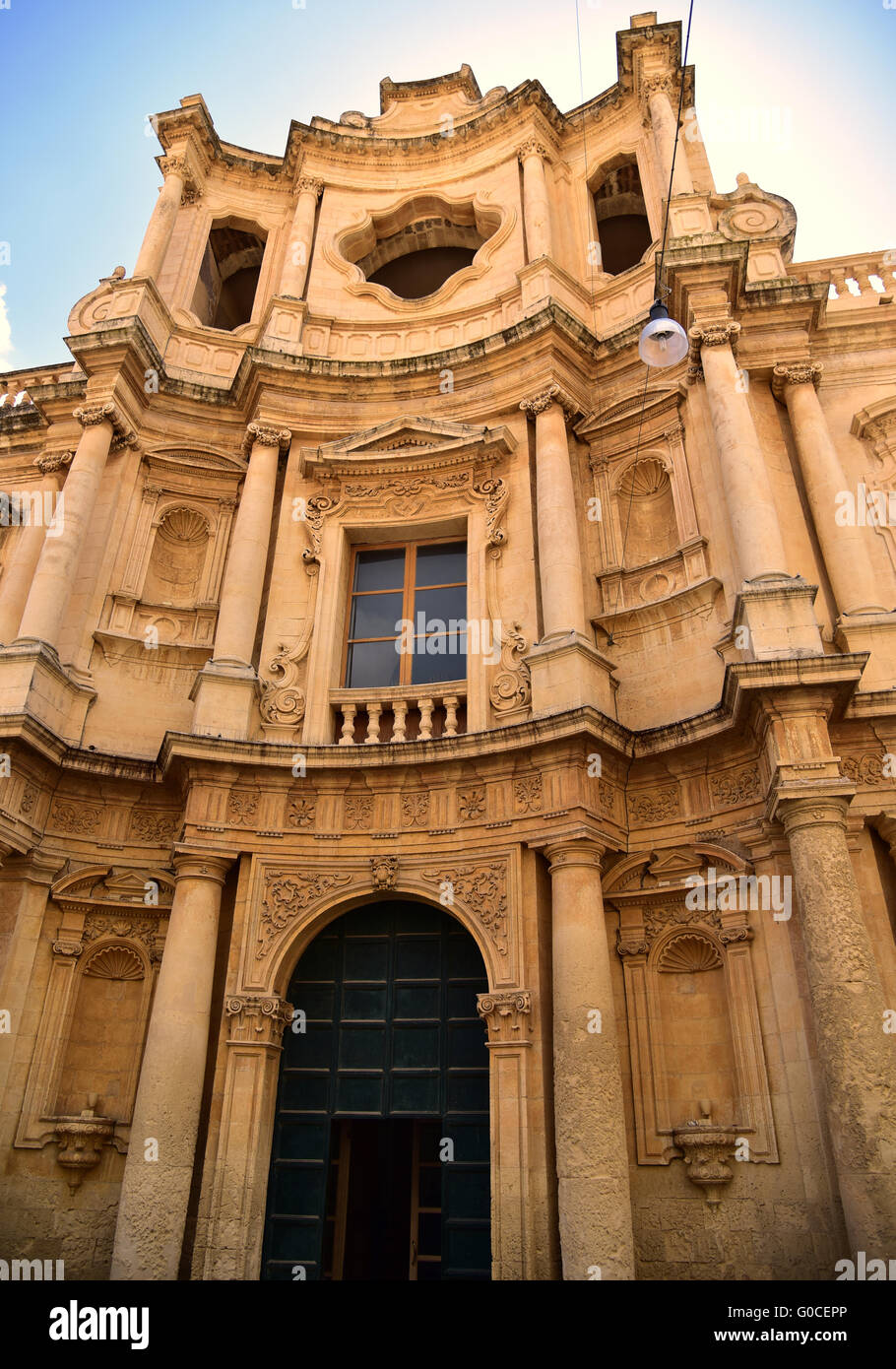 Noto.The church of St. Charles Borromeo Stock Photo - Alamy