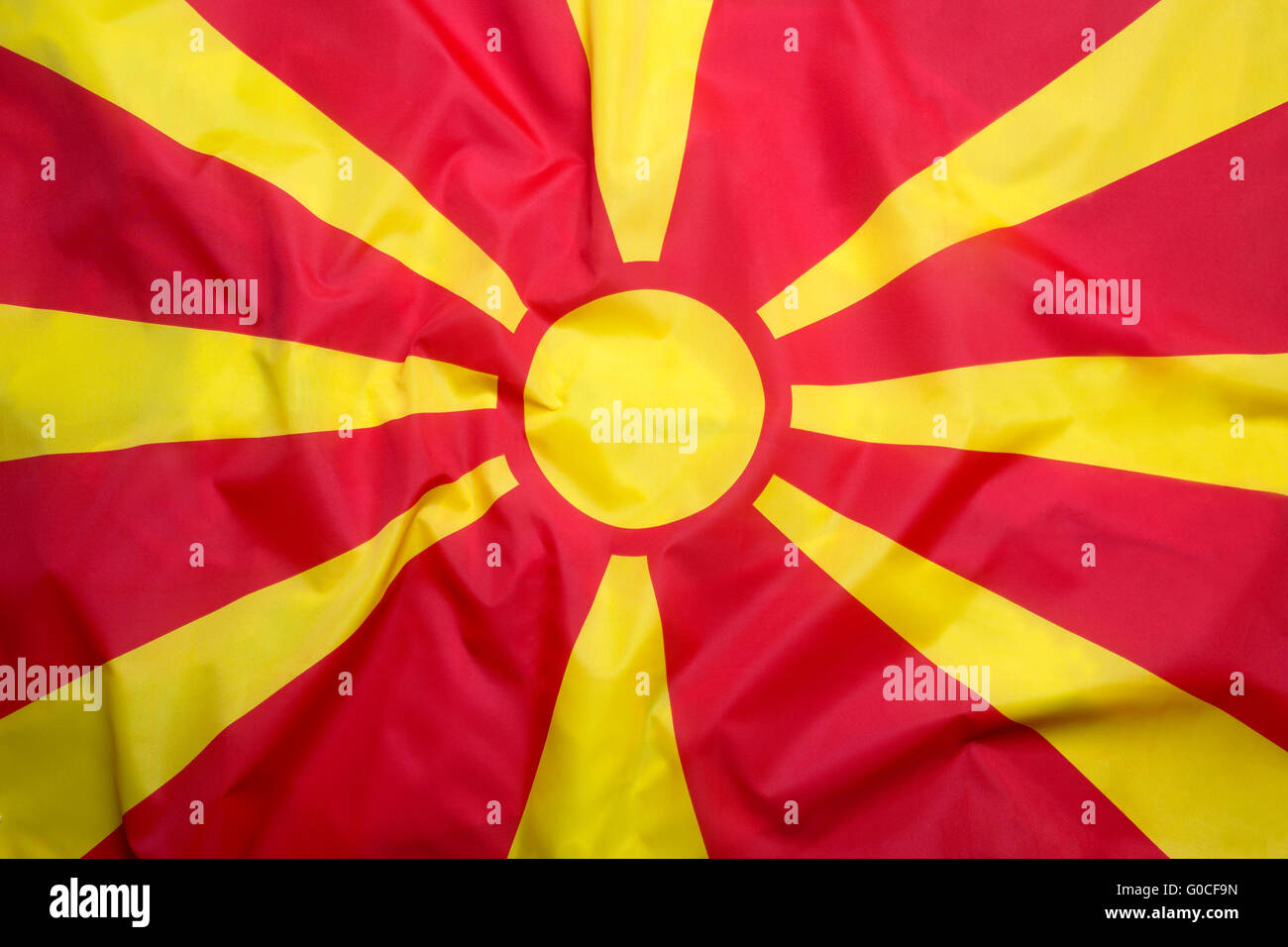Flag of Macedonia as a background Stock Photo - Alamy