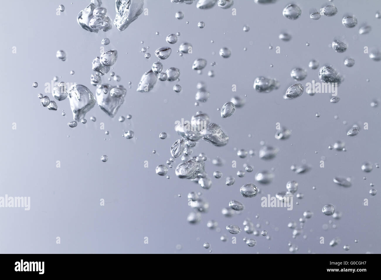 Photo of the clean water with bubbles Stock Photo - Alamy