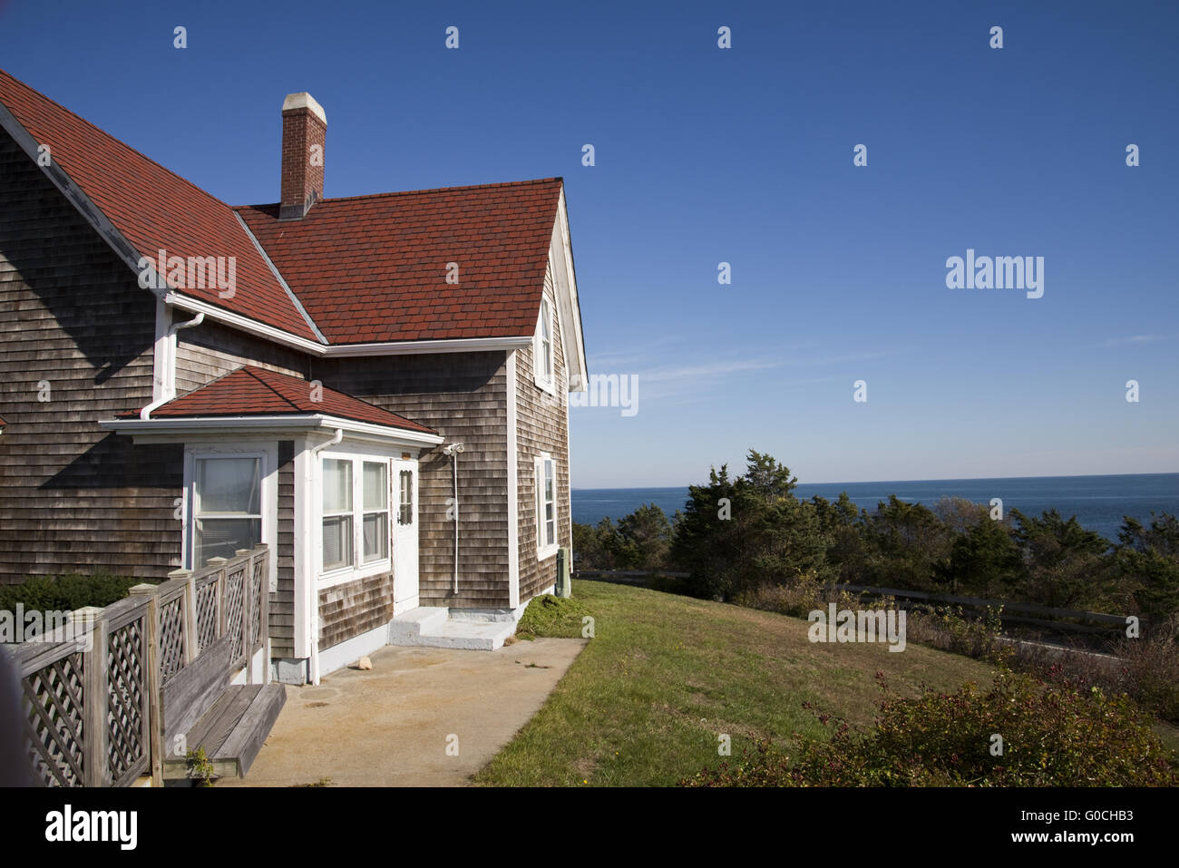 House with sea view Stock Photo - Alamy