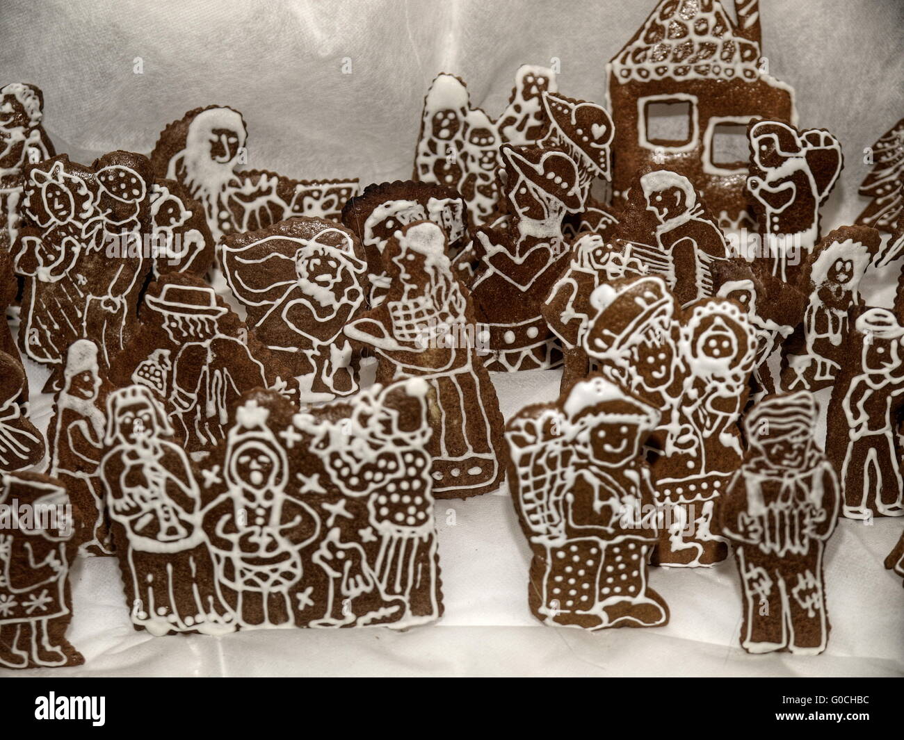 gingerbread nativity scene Stock Photo - Alamy