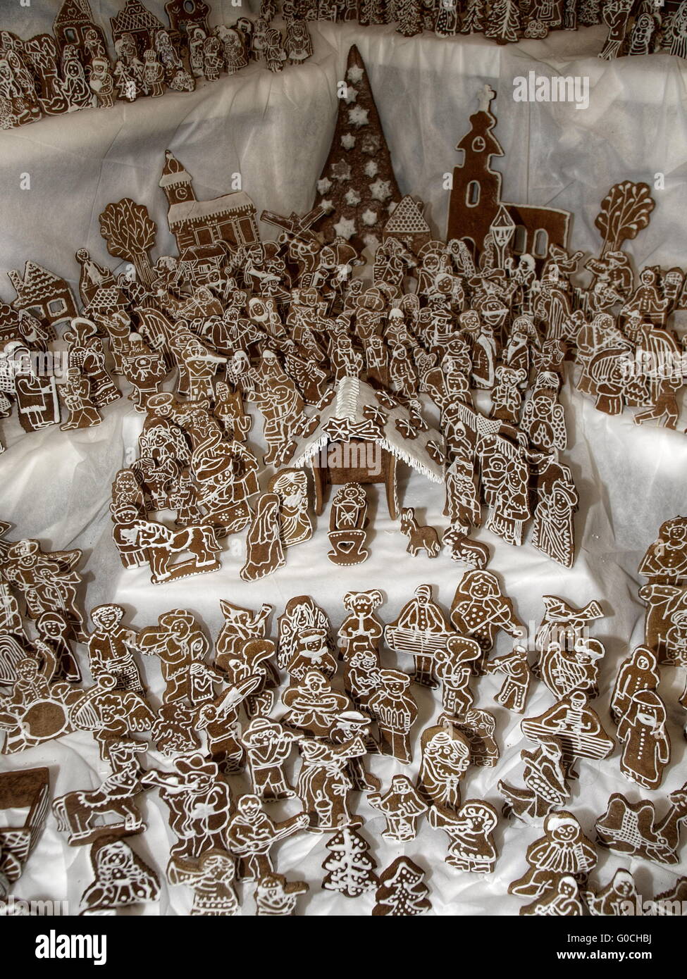 gingerbread nativity scene Stock Photo - Alamy