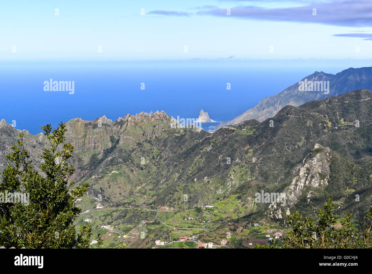 Coast along Anaga Mountains - Tenerife Stock Photo - Alamy