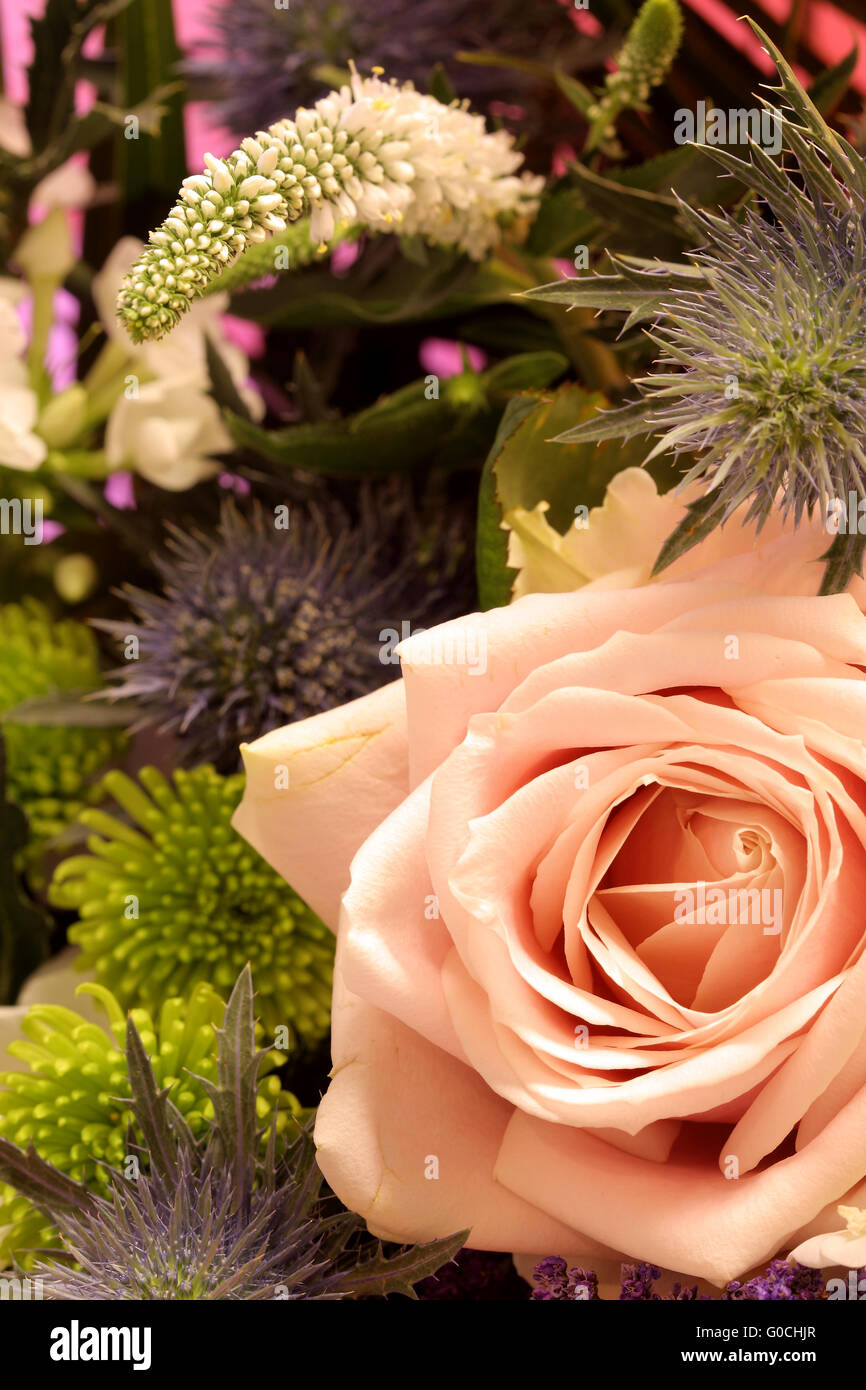 Flowers bouquet floral display Stock Photo - Alamy