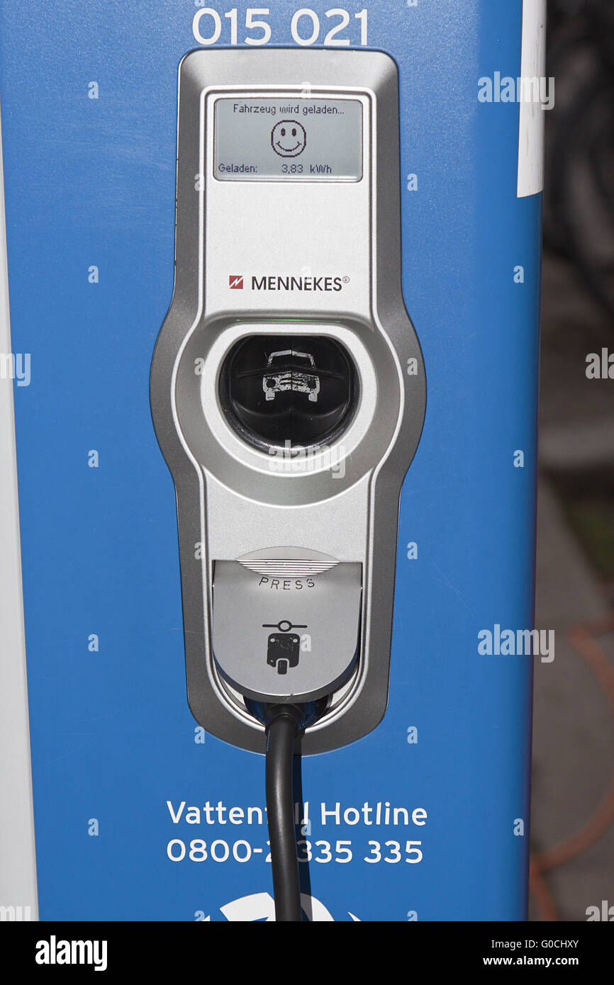 Charging column for electric cars hi-res stock photography and images ...