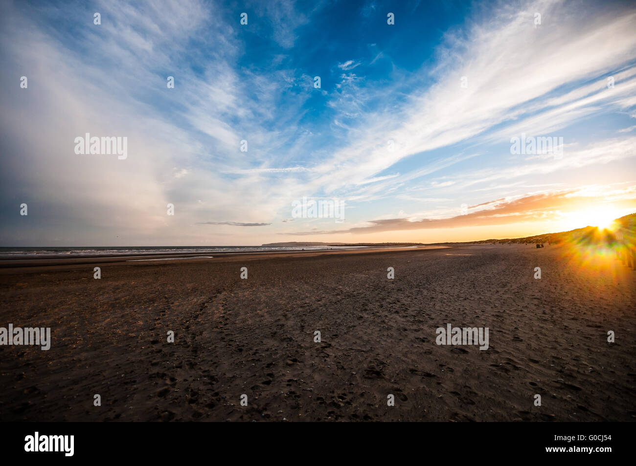 Camber Sands is the beach at the village of Camber (near Rye), East ...