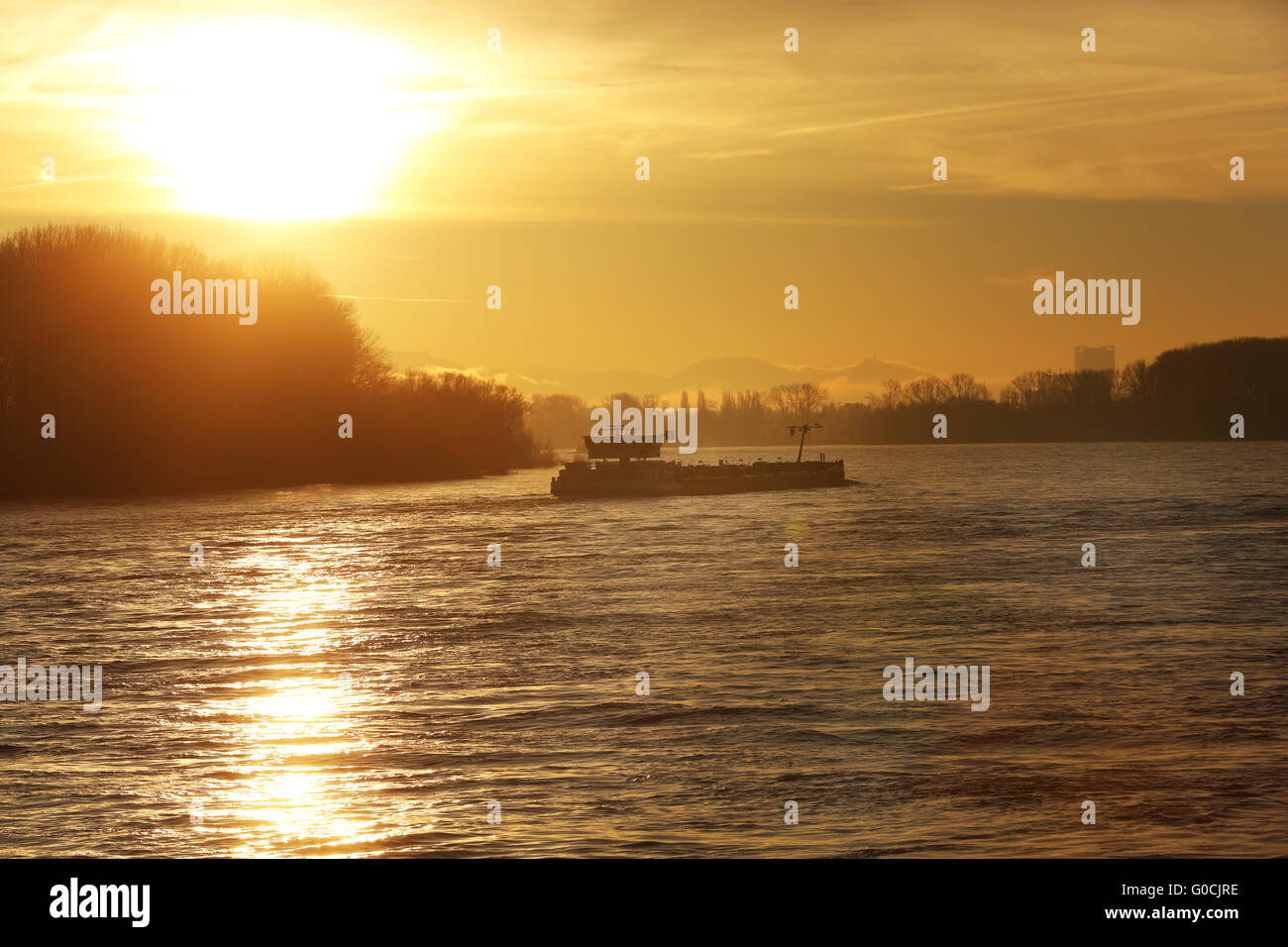 Boat river rhein bonn hi-res stock photography and images - Alamy
