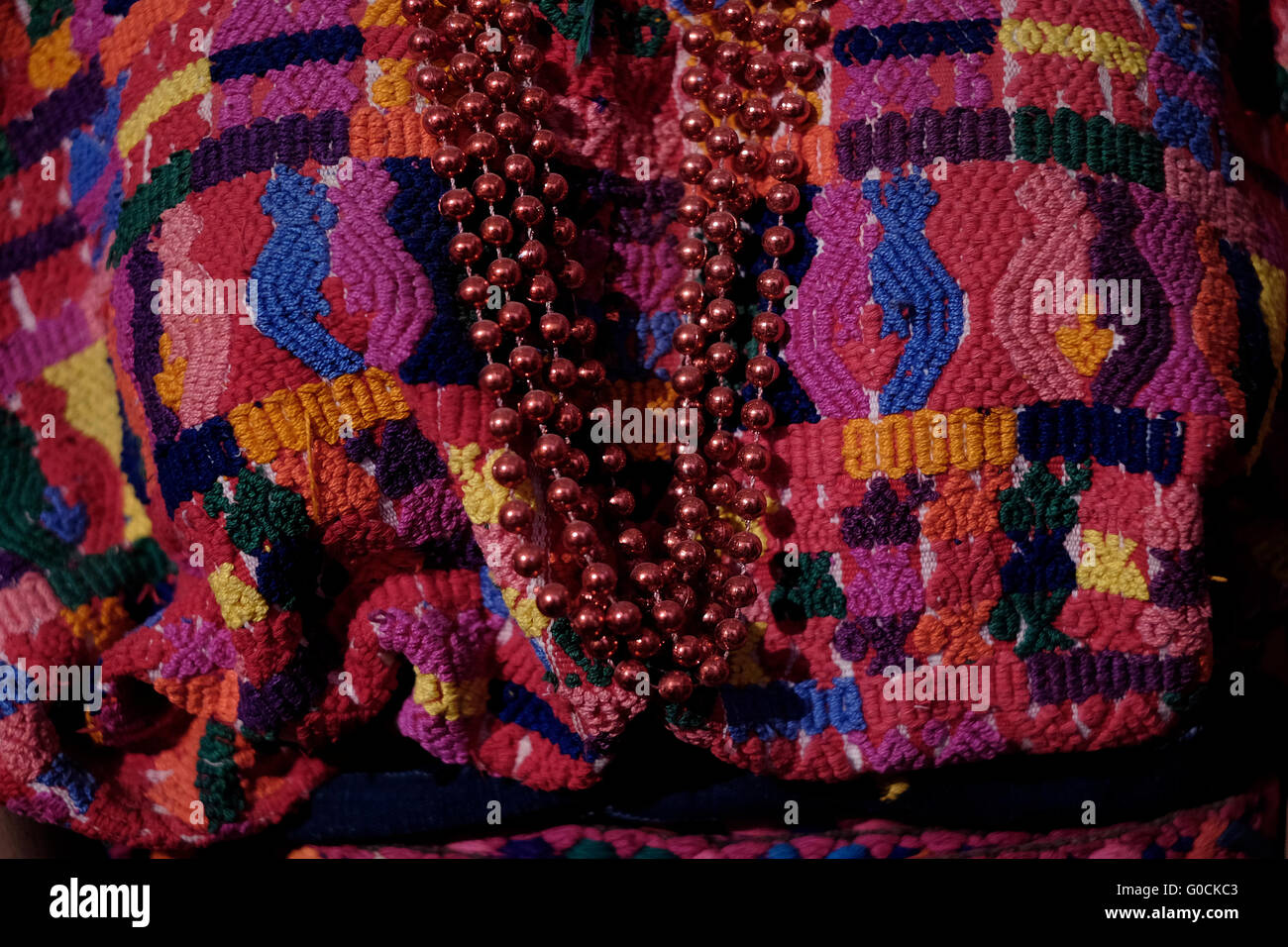 A traditional Guatemalan clothing displayed at La Azotea cultural ...