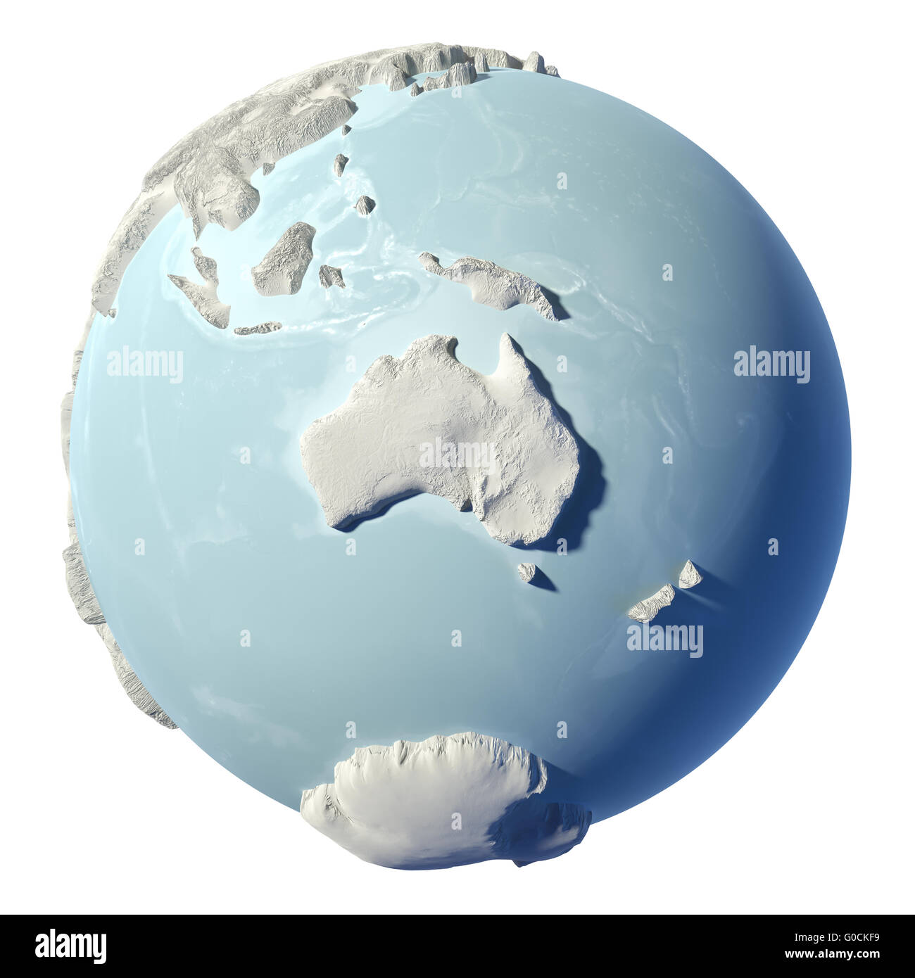 Map new zealand globe hi-res stock photography and images - Alamy