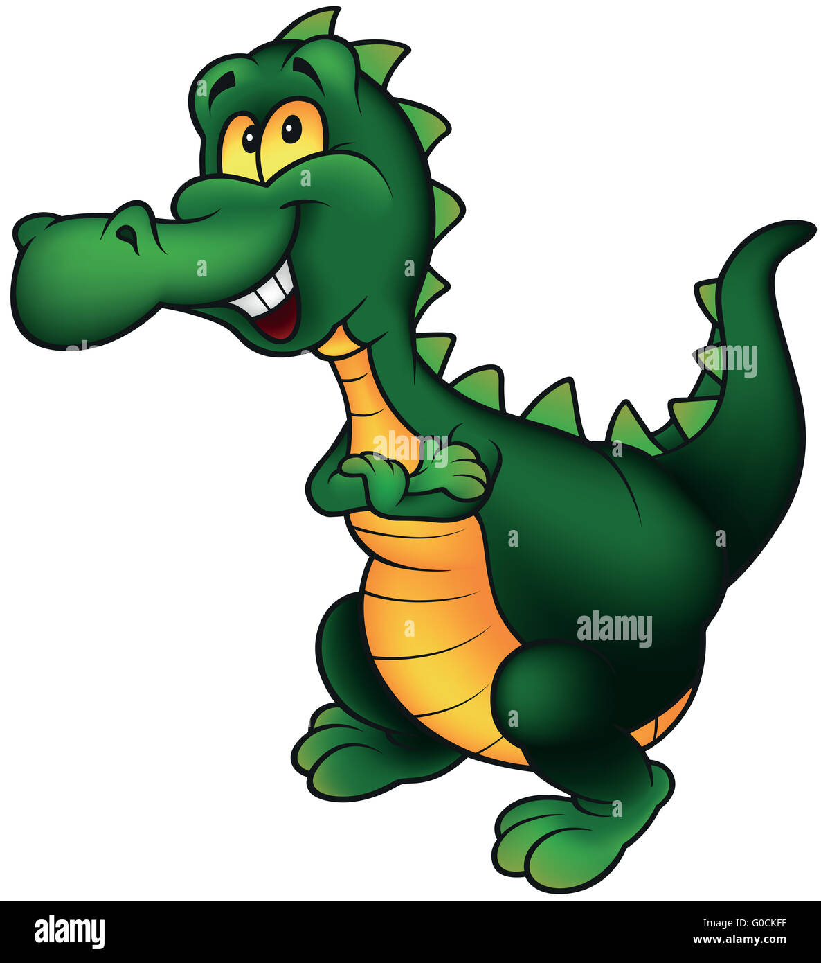Cheerful Smiling Dino Stock Photo - Alamy