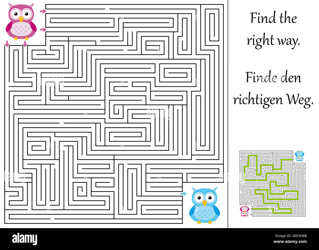 Find the right way Stock Photo - Alamy