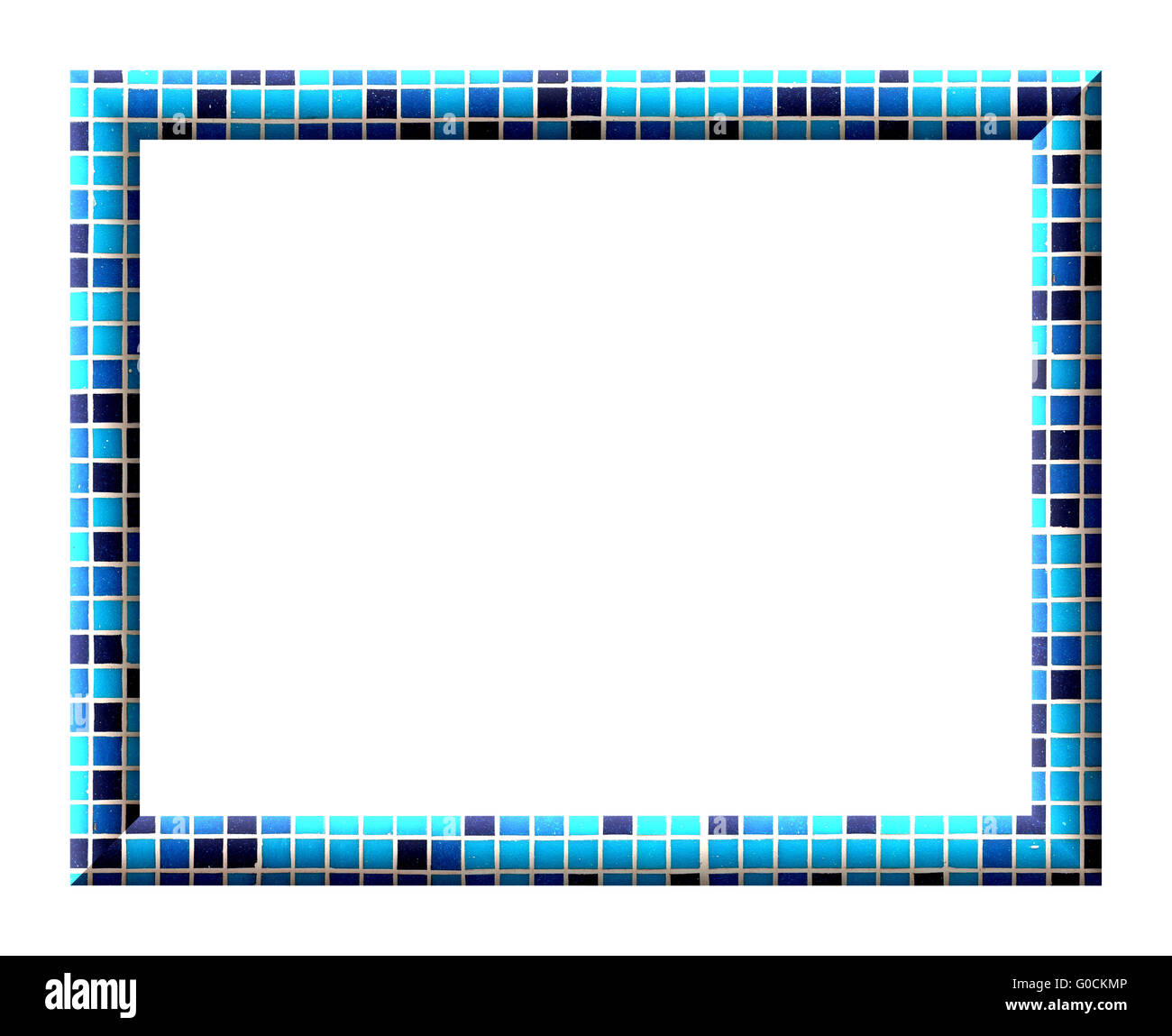 Frame with colorful tiles texture Stock Photo - Alamy