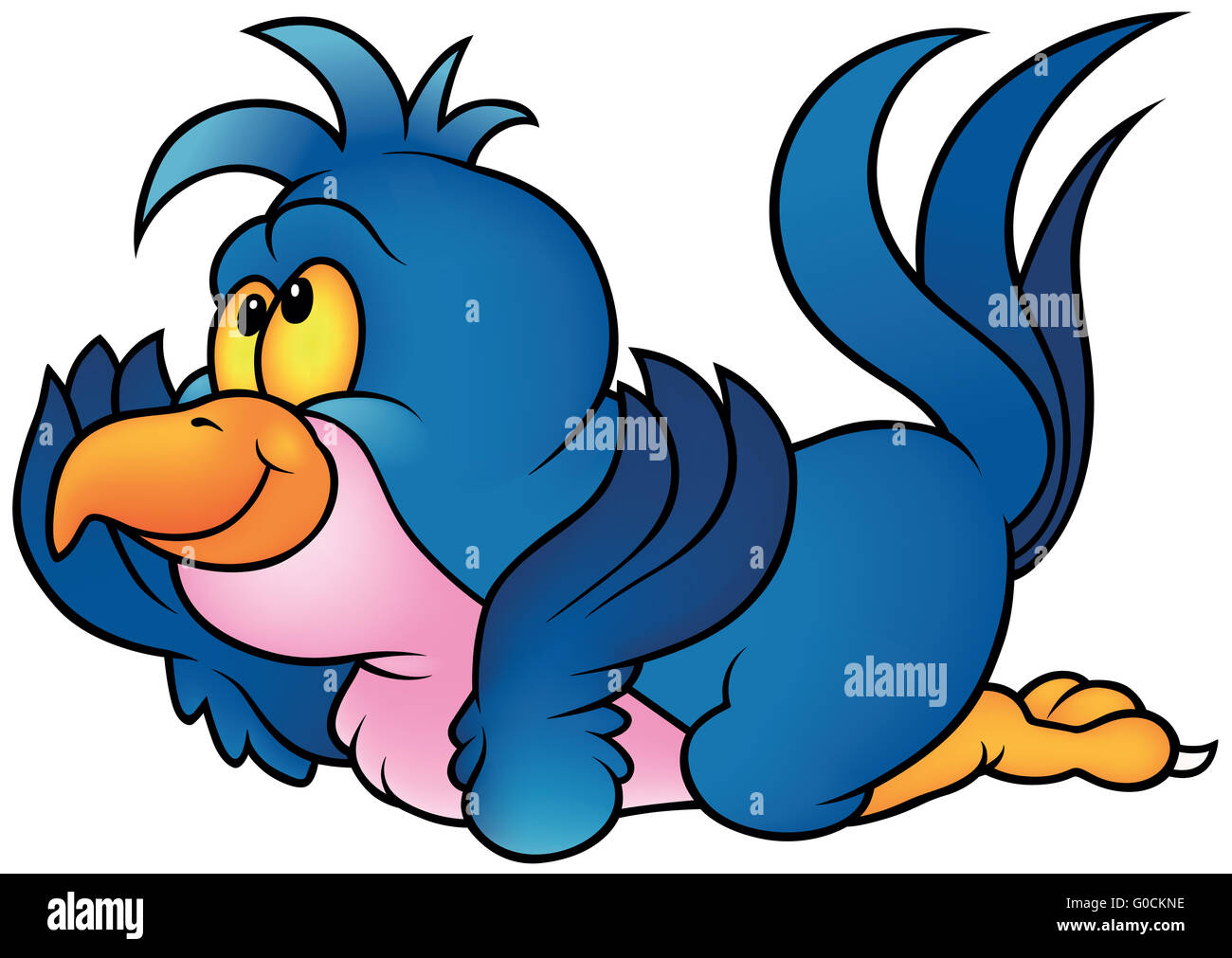 Cartoon parrot character clipart hi-res stock photography and images ...