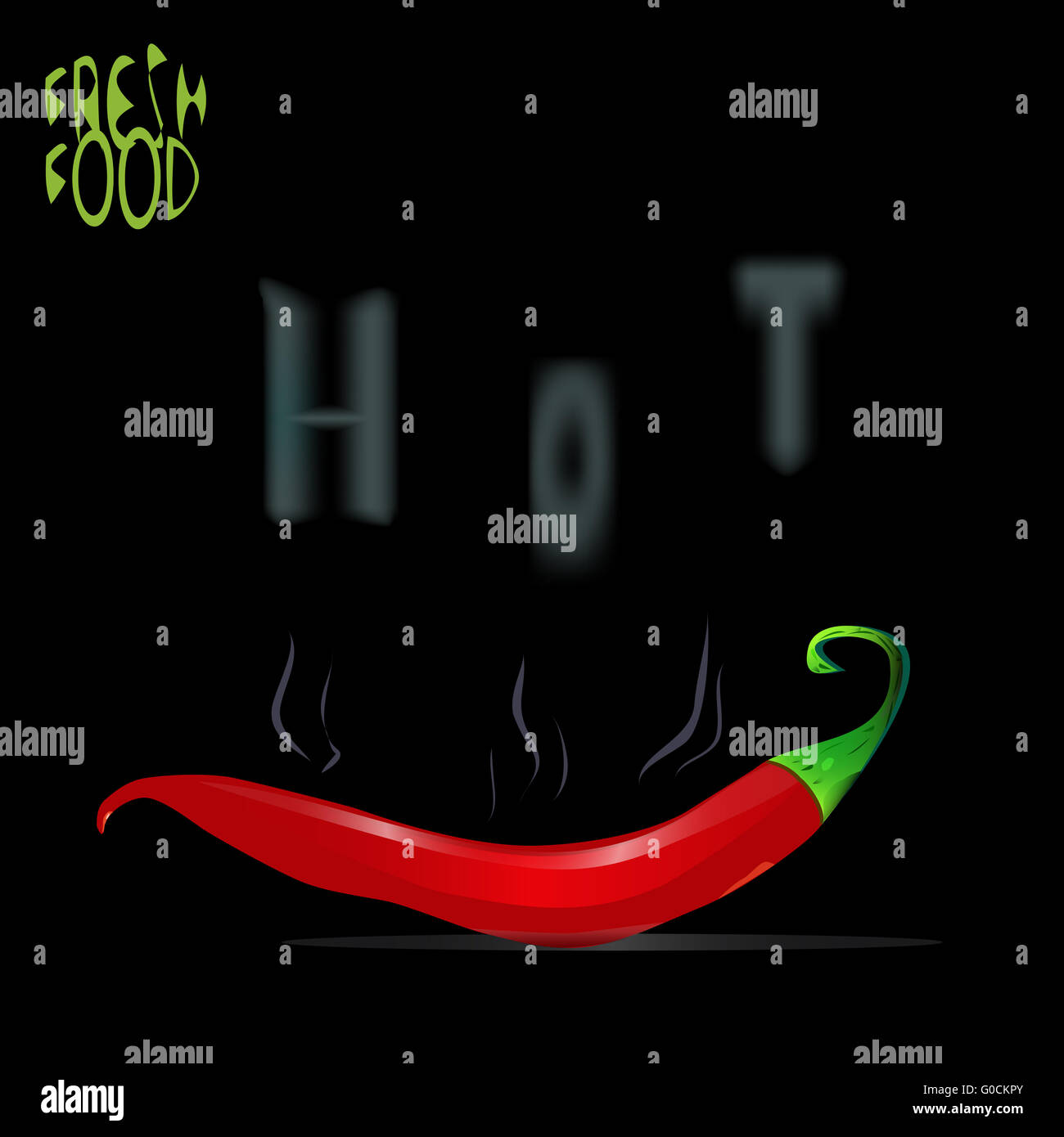 fresh red hot chilli pepper Stock Photo - Alamy