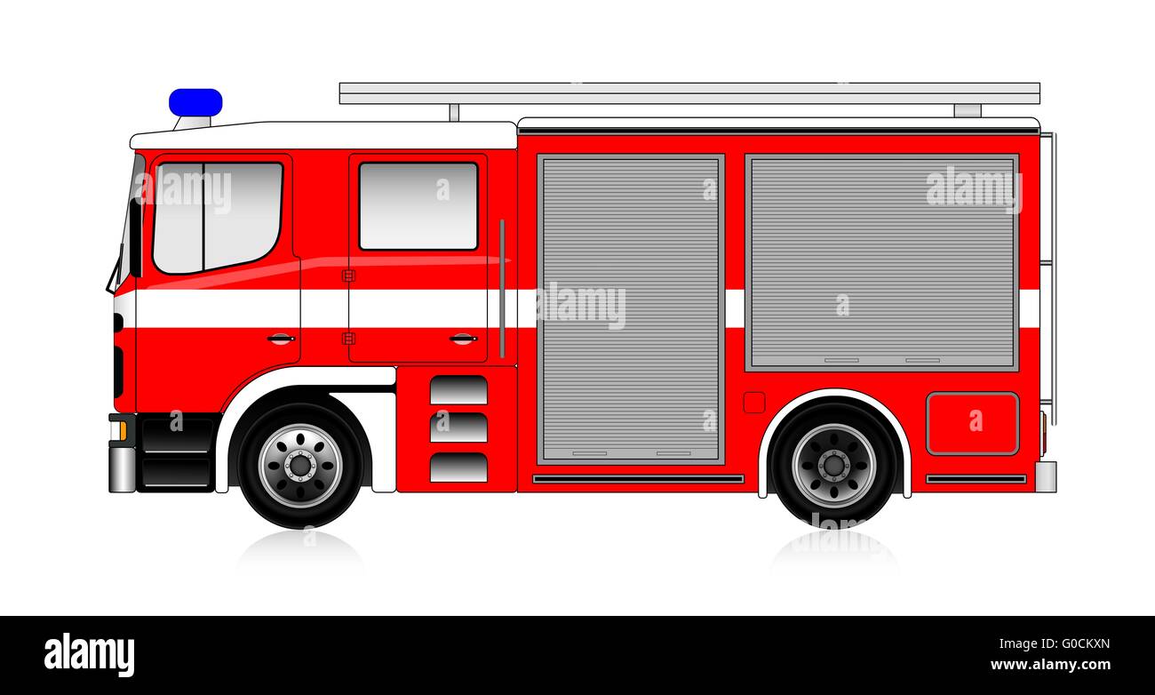 Old fire engine Cut Out Stock Images & Pictures - Alamy