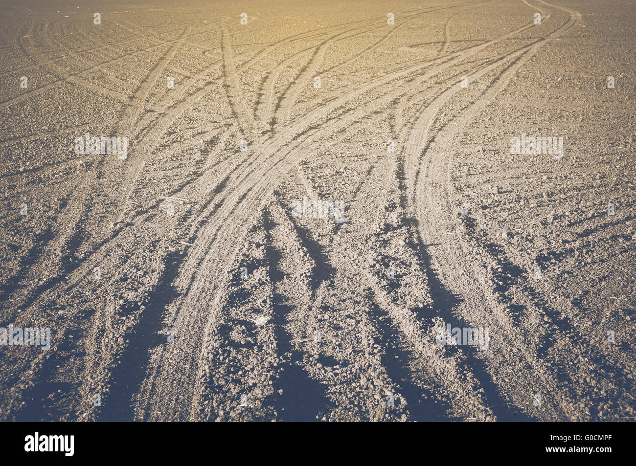 Dirt Road Background in Retro Vintage Film Style Stock Photo - Alamy