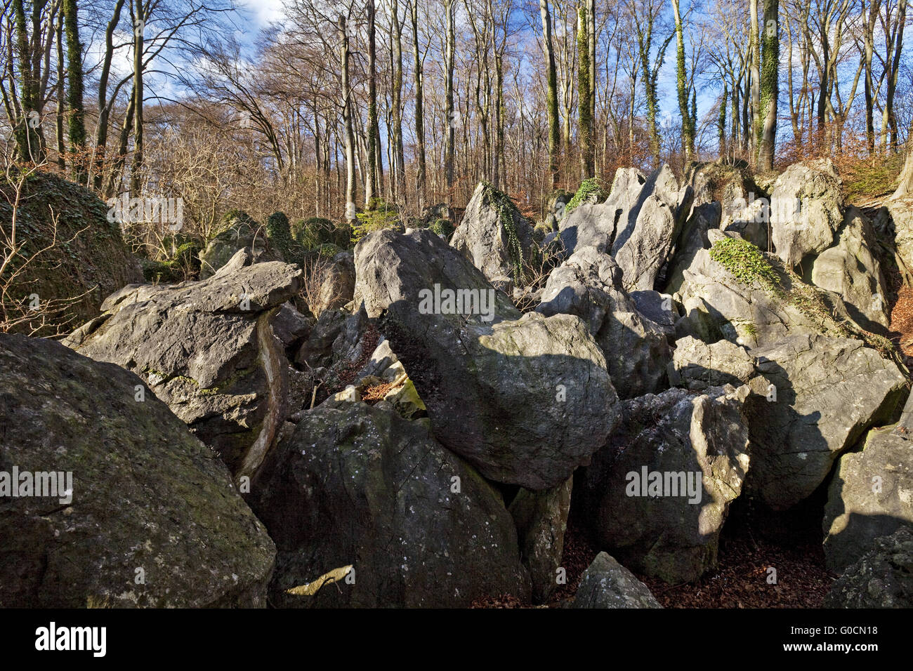 sea of cliffs Felsenmeer Hemer, Germany Stock Photo - Alamy