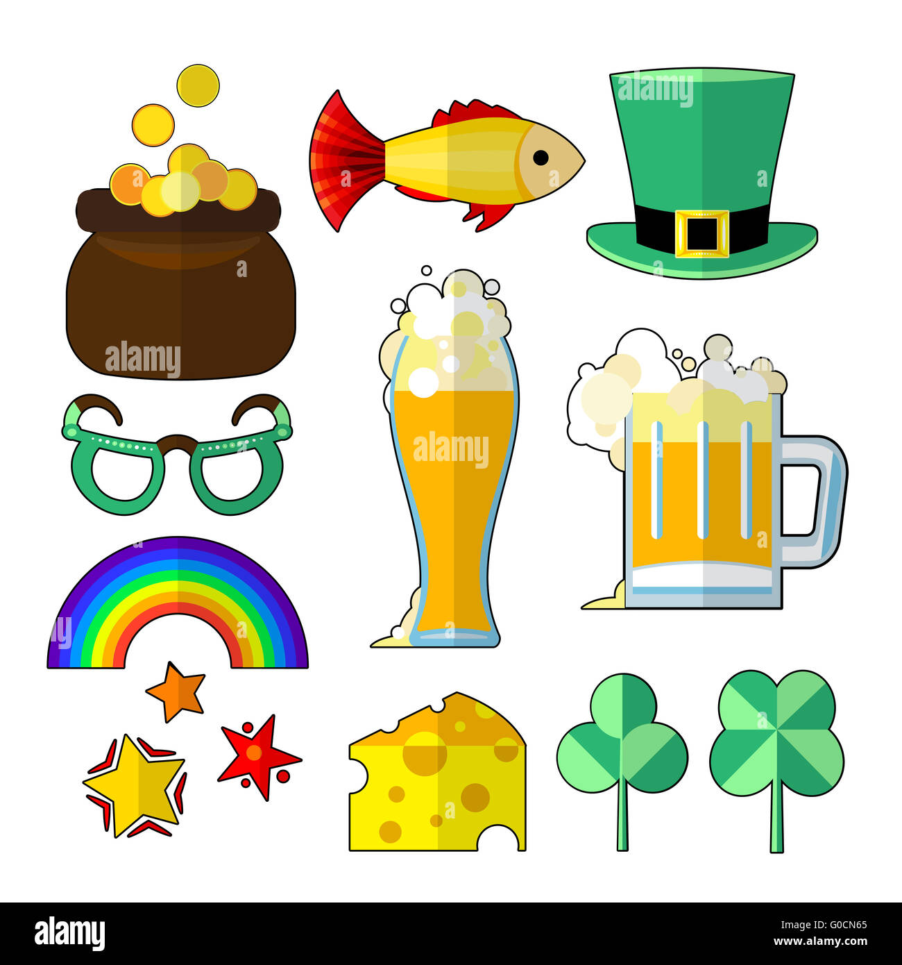 st patrik food objects Stock Photo - Alamy
