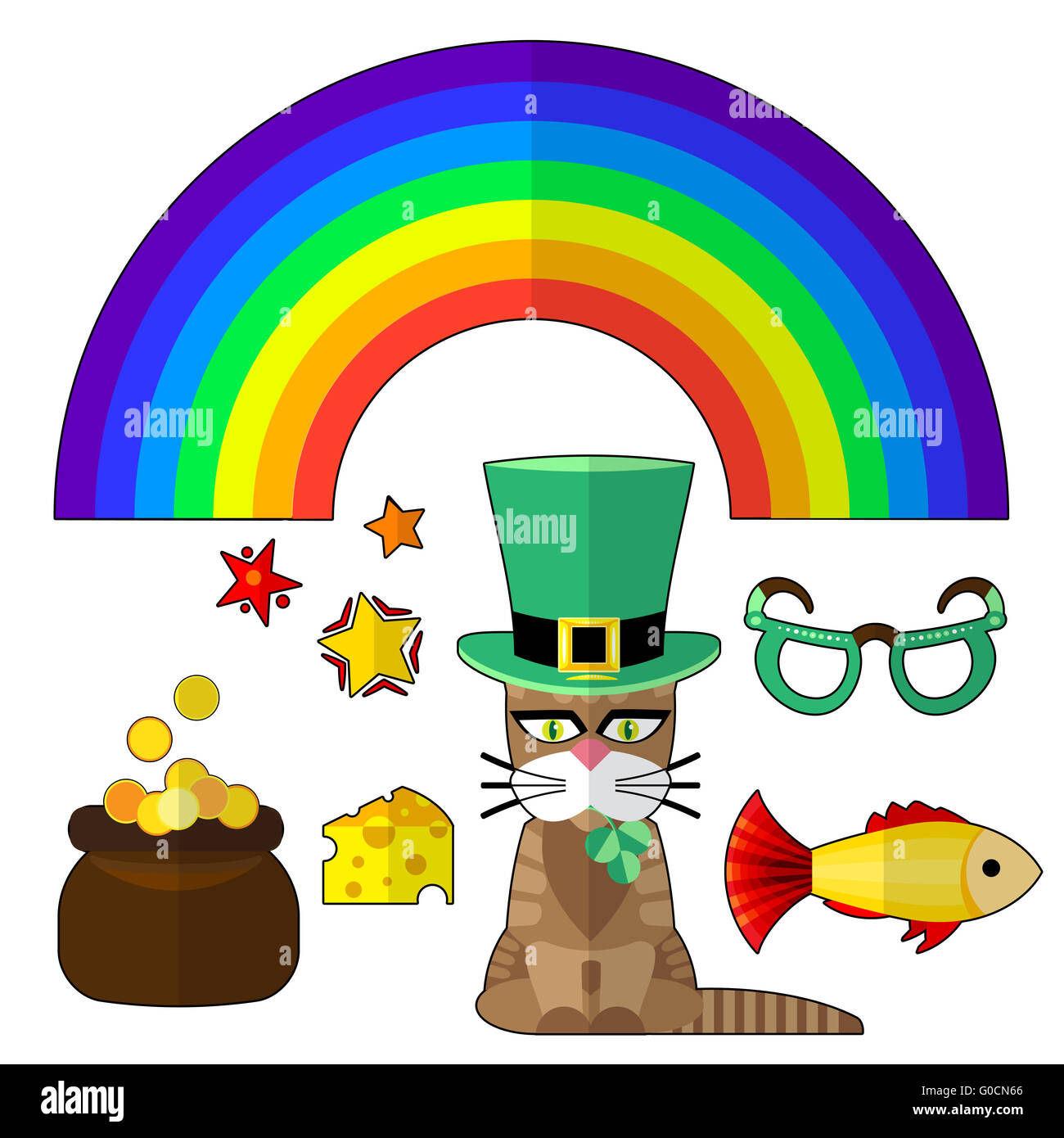 Saint cat Cut Out Stock Images & Pictures - Alamy