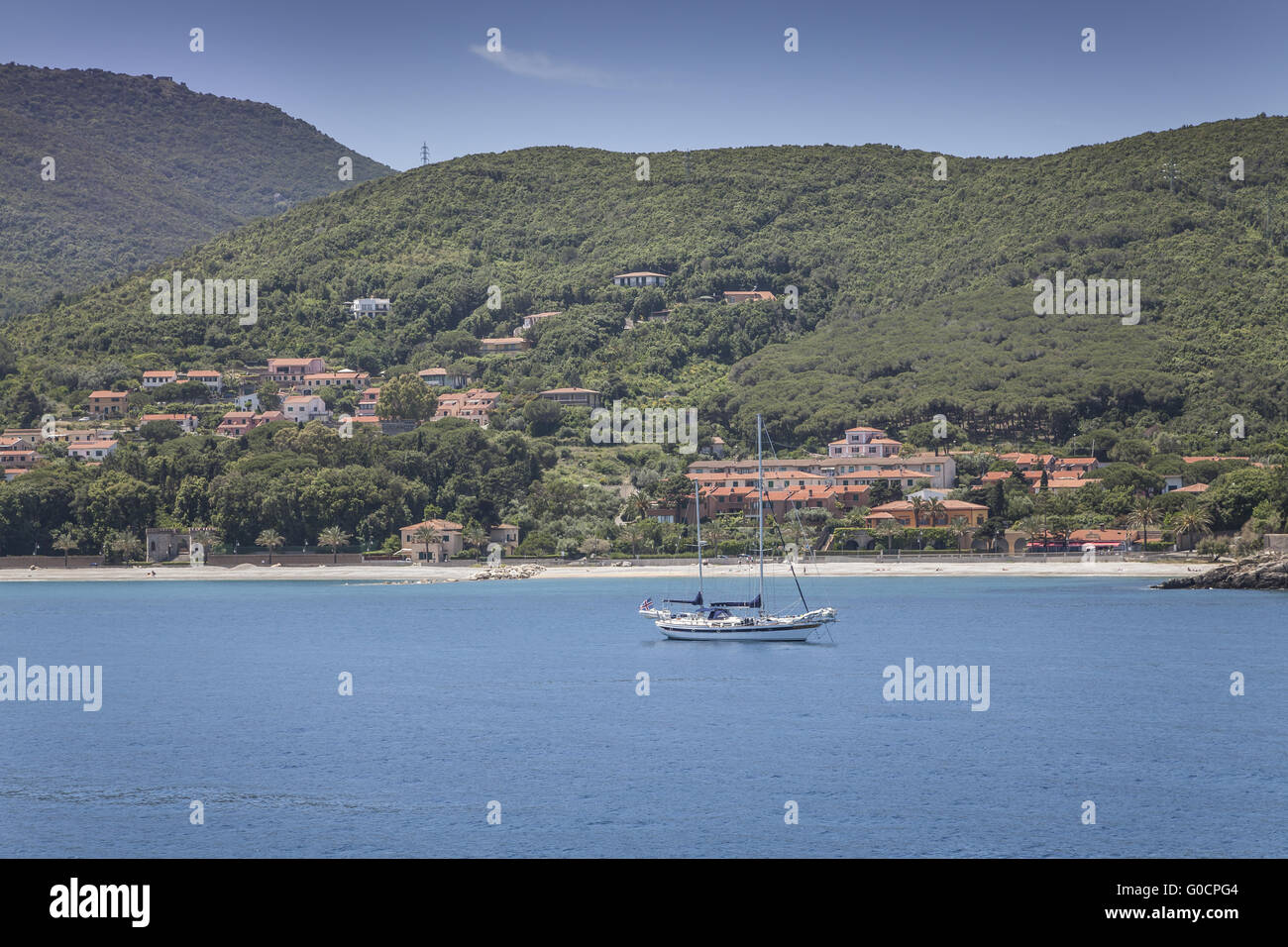 At the Mediterranean coast near Cavo, Elba, Itlay Stock Photo - Alamy