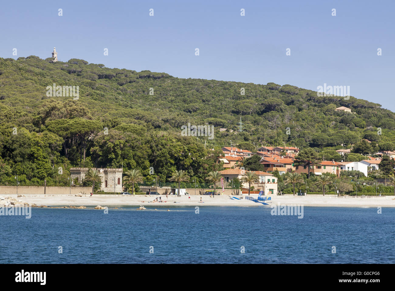 At the Mediterranean coast near Cavo, Elba, Italy Stock Photo - Alamy