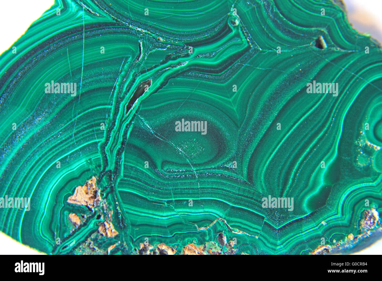 Green banded mineral hi-res stock photography and images - Alamy