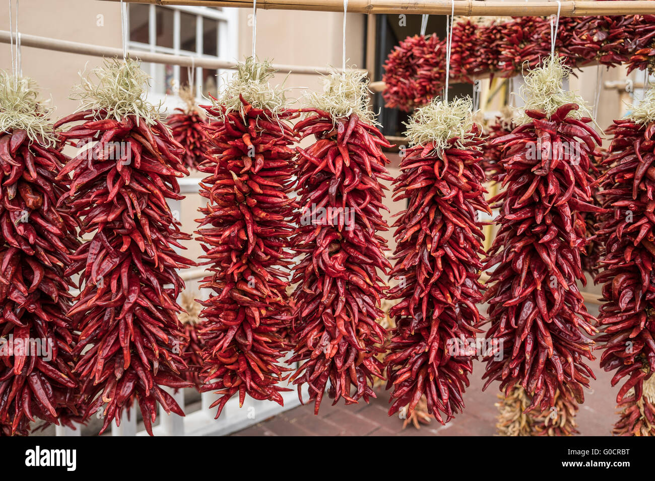 Chili ristras hi-res stock photography and images - Alamy
