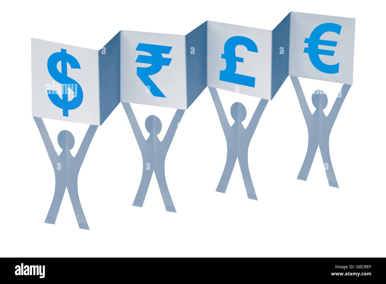 Paper bills money different Cut Out Stock Images & Pictures - Alamy