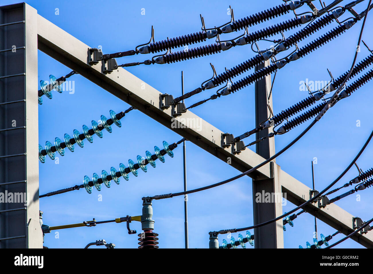 Substation, switchgear, transformation of electrical energy between two ...
