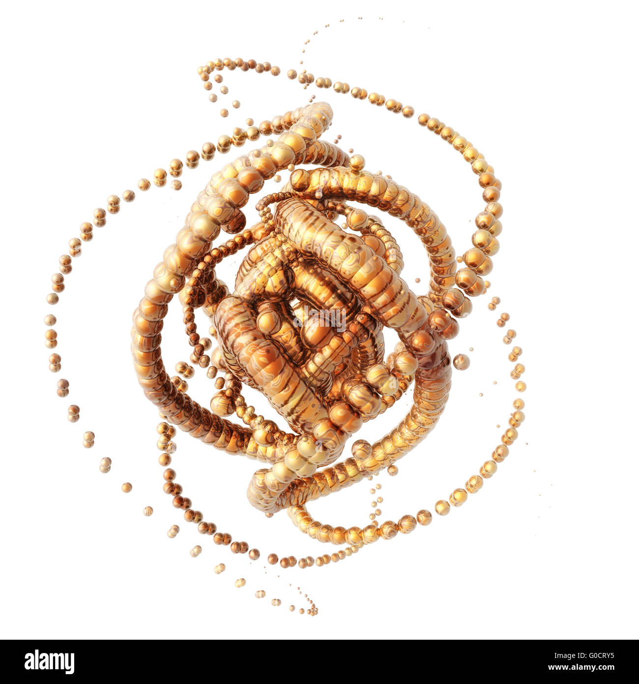 Digital Illustration of a fractal Structure Stock Photo - Alamy