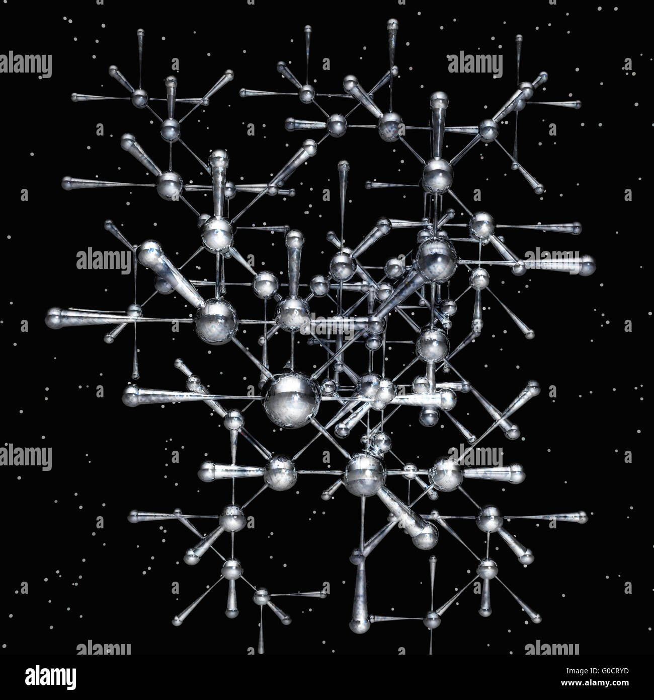 Digital Illustration of a fractal Structure Stock Photo - Alamy