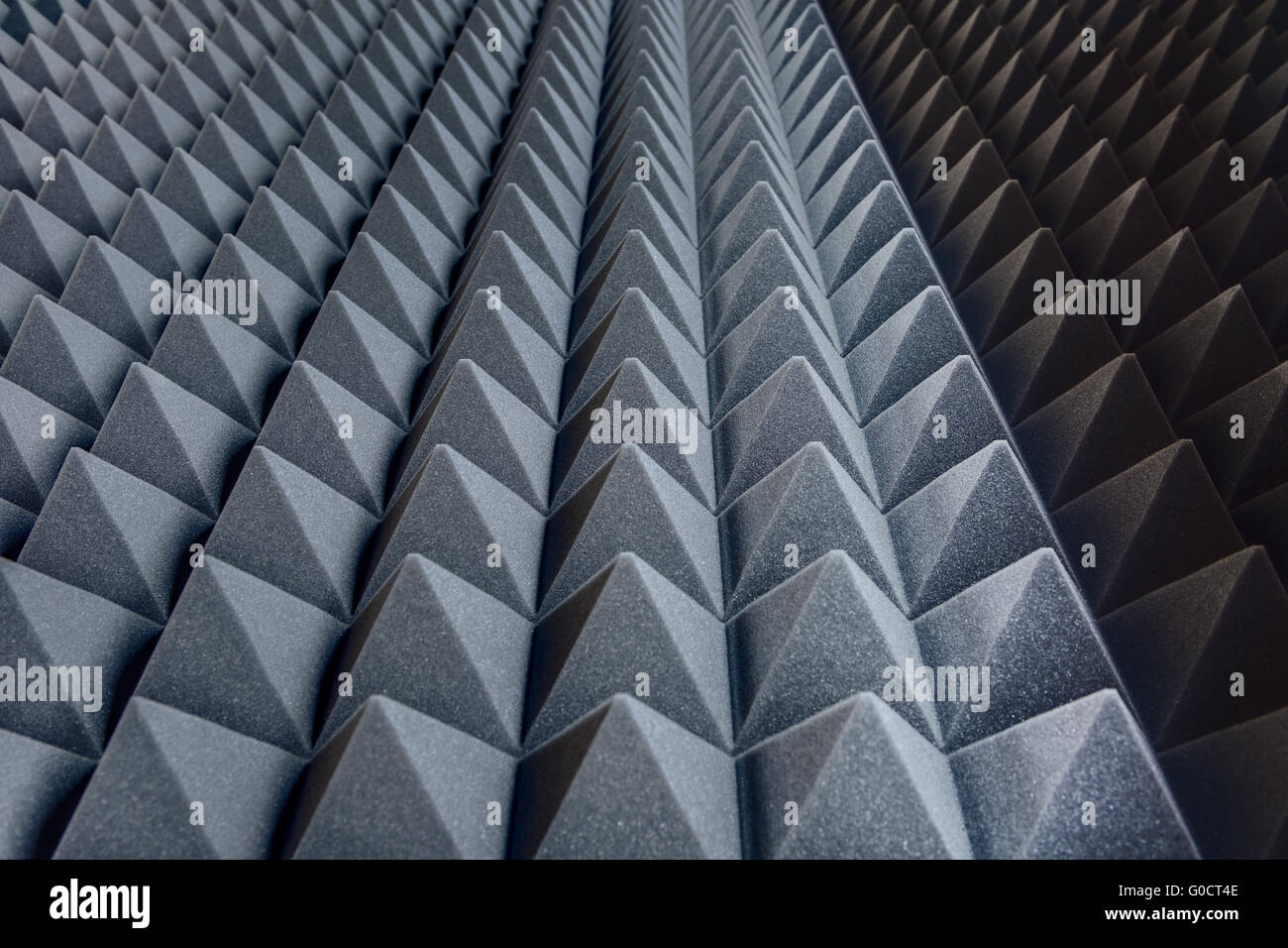 Texture soundproof panels in perspective. Triangles of the same Stock ...