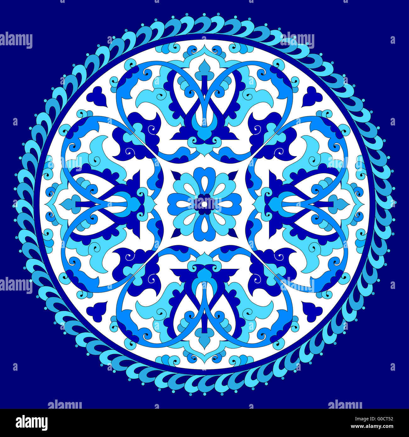 artistic ottoman pattern series seventy eight one Stock Photo - Alamy