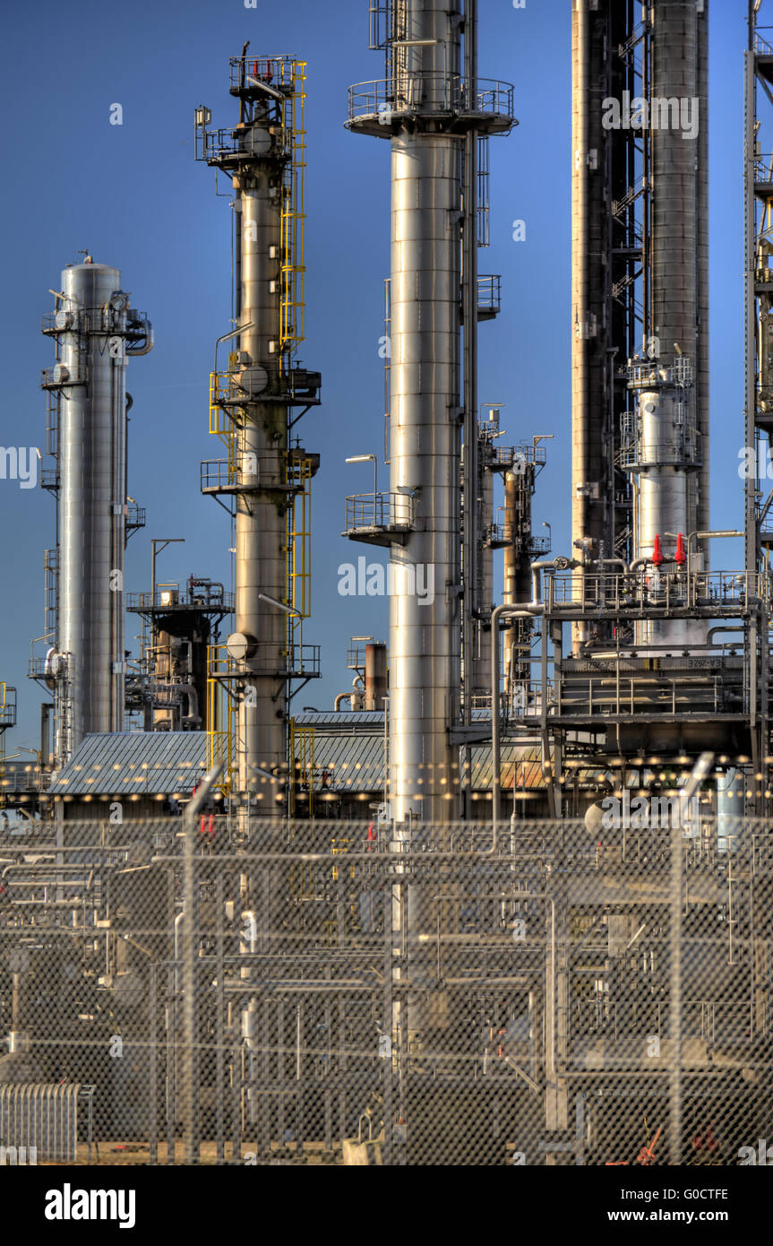 Oil Refinery in Germany Stock Photo - Alamy
