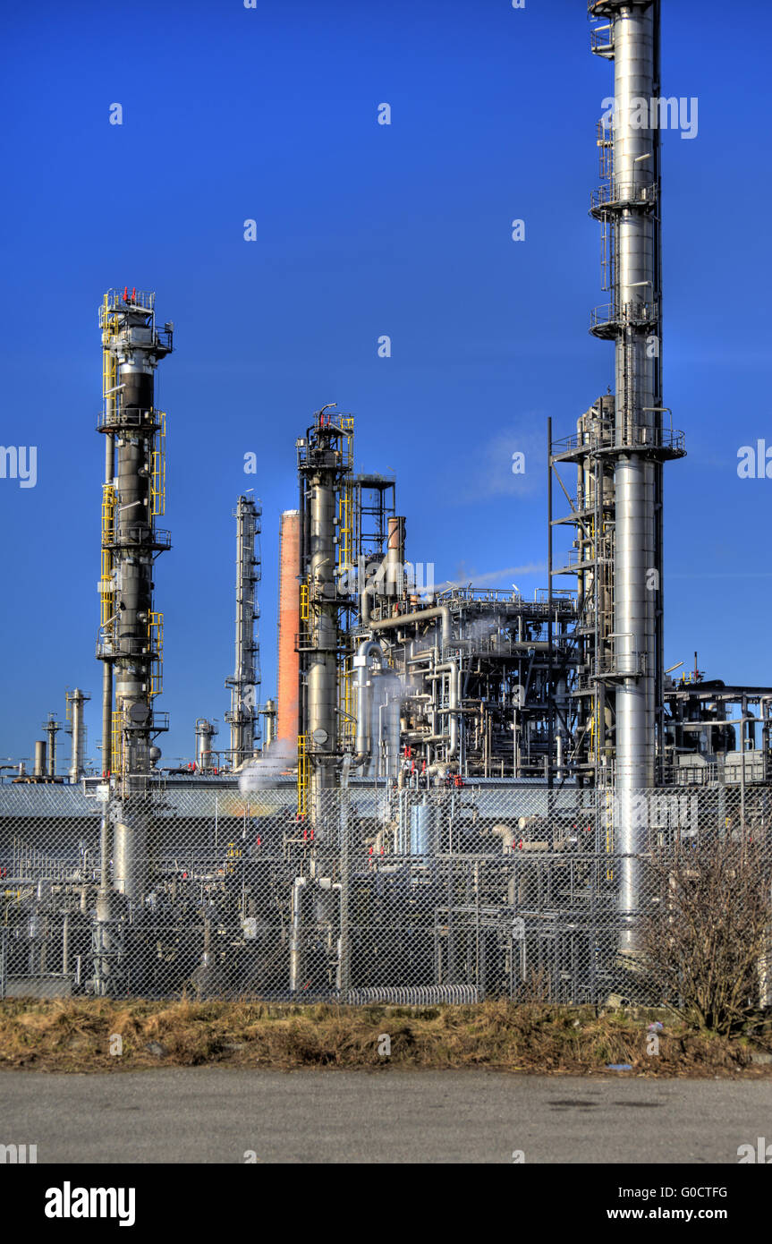 Oil Refinery in Germany Stock Photo - Alamy