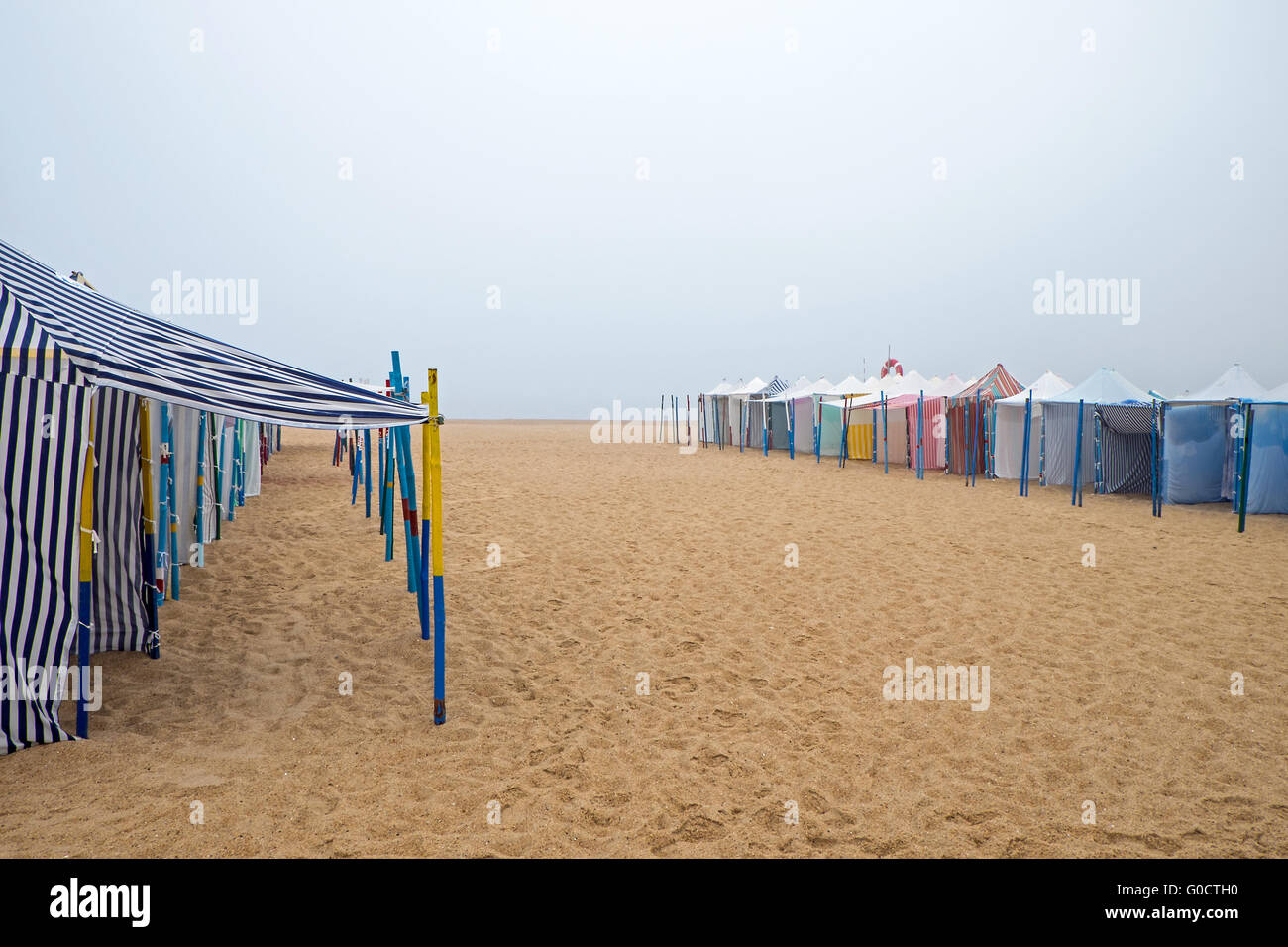 Bad weather at the beach in Nazare, Portugal Stock Photo - Alamy