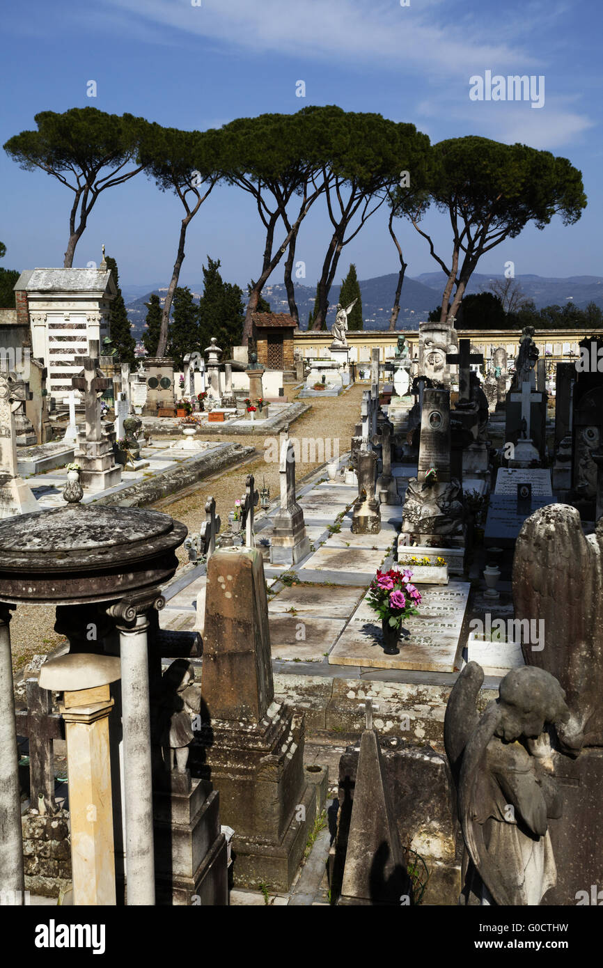 Graveyard of Florence Stock Photo - Alamy