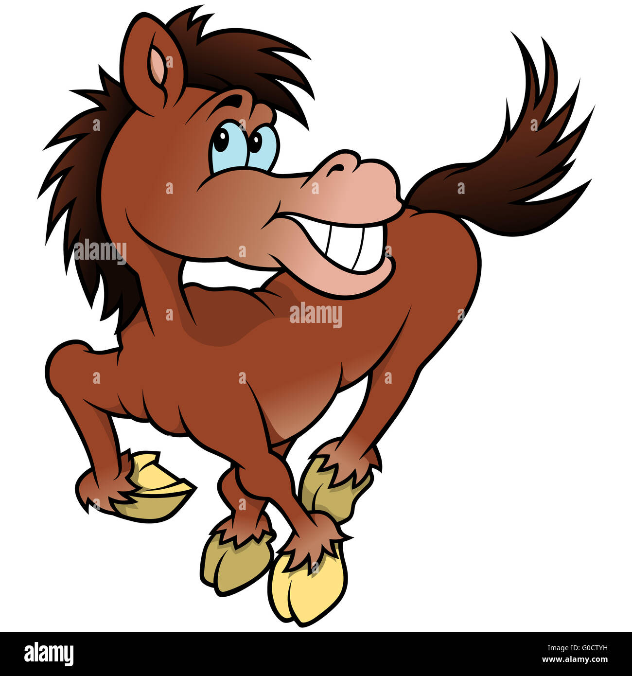 Laughing animal drawing hi-res stock photography and images - Alamy