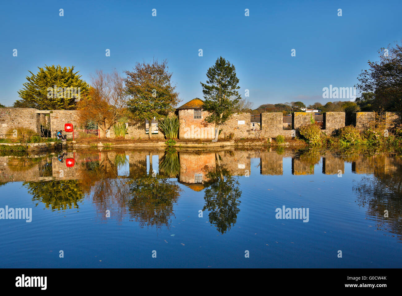 Hayle Mill Pond; Cornwall; UK Stock Photo - Alamy