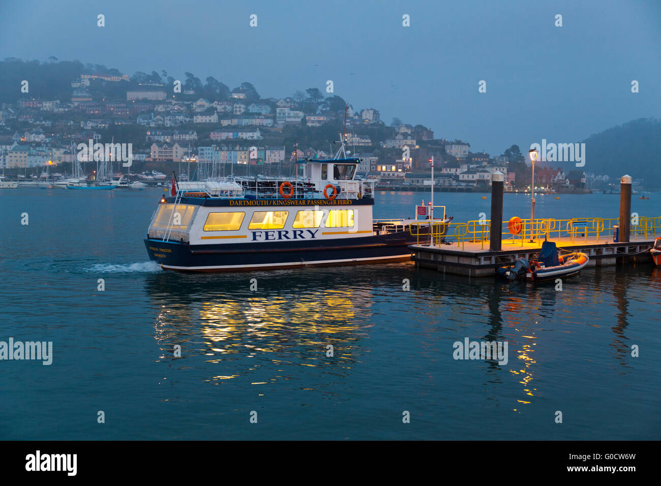 Kingswear; Dartmouth Ferry; Devon; UK Stock Photo - Alamy