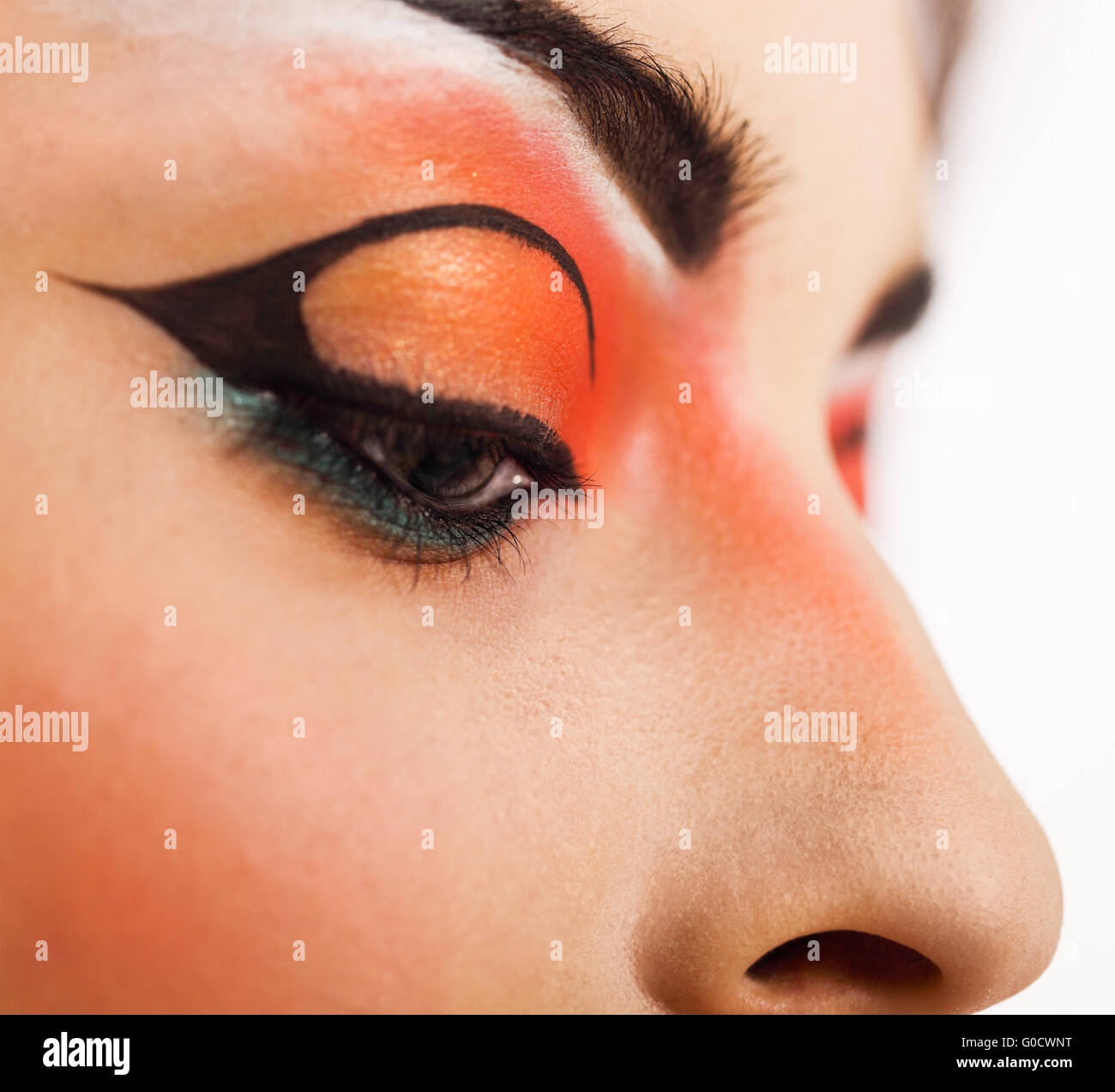 Eye make up. close up Stock Photo - Alamy
