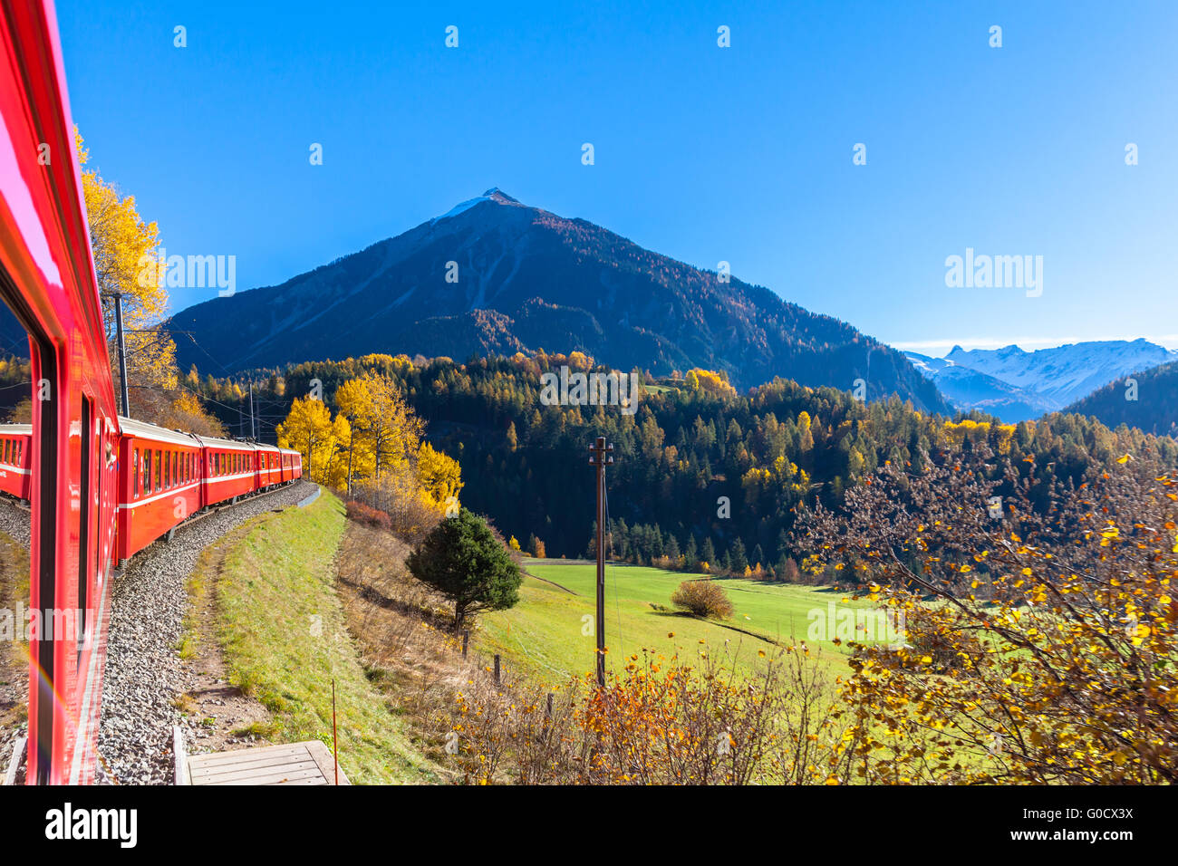 Rhaetian railway hi-res stock photography and images - Alamy