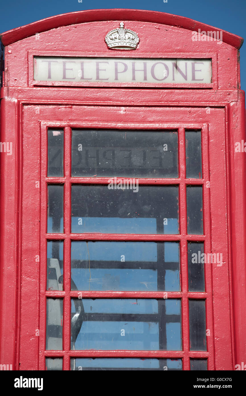 Old Telephone box in Cambridge Stock Photo - Alamy