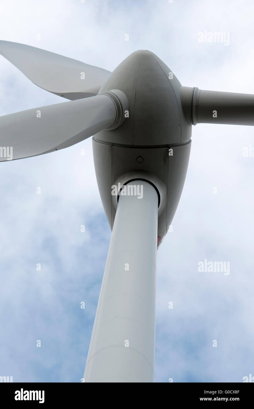wind turbine motor and blades Stock Photo - Alamy