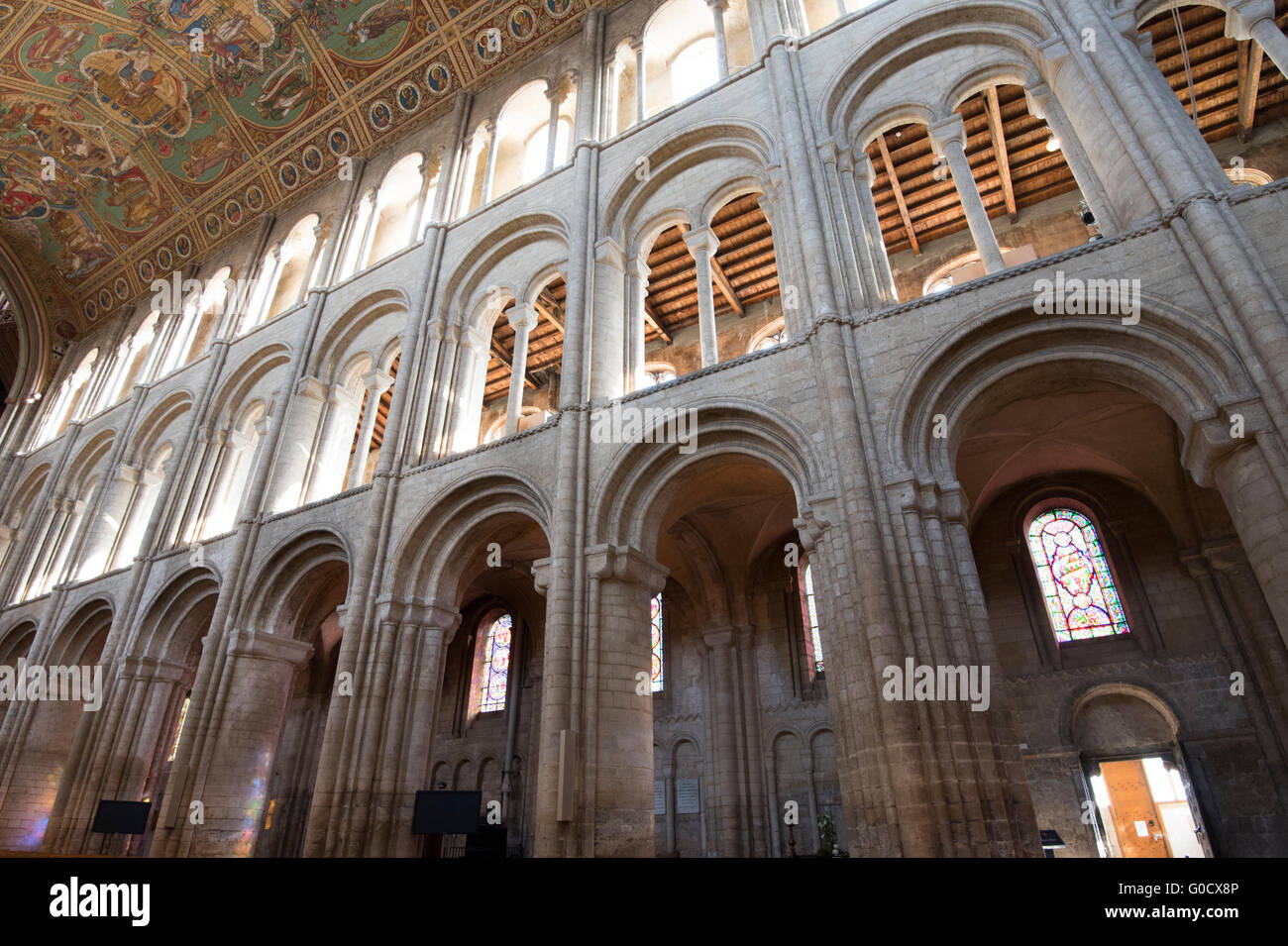 Ely Cathedral interior Stock Photo - Alamy