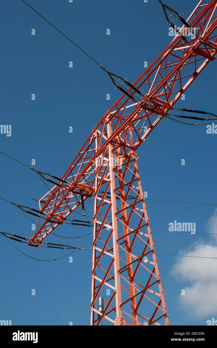 high voltage pylon Stock Photo - Alamy