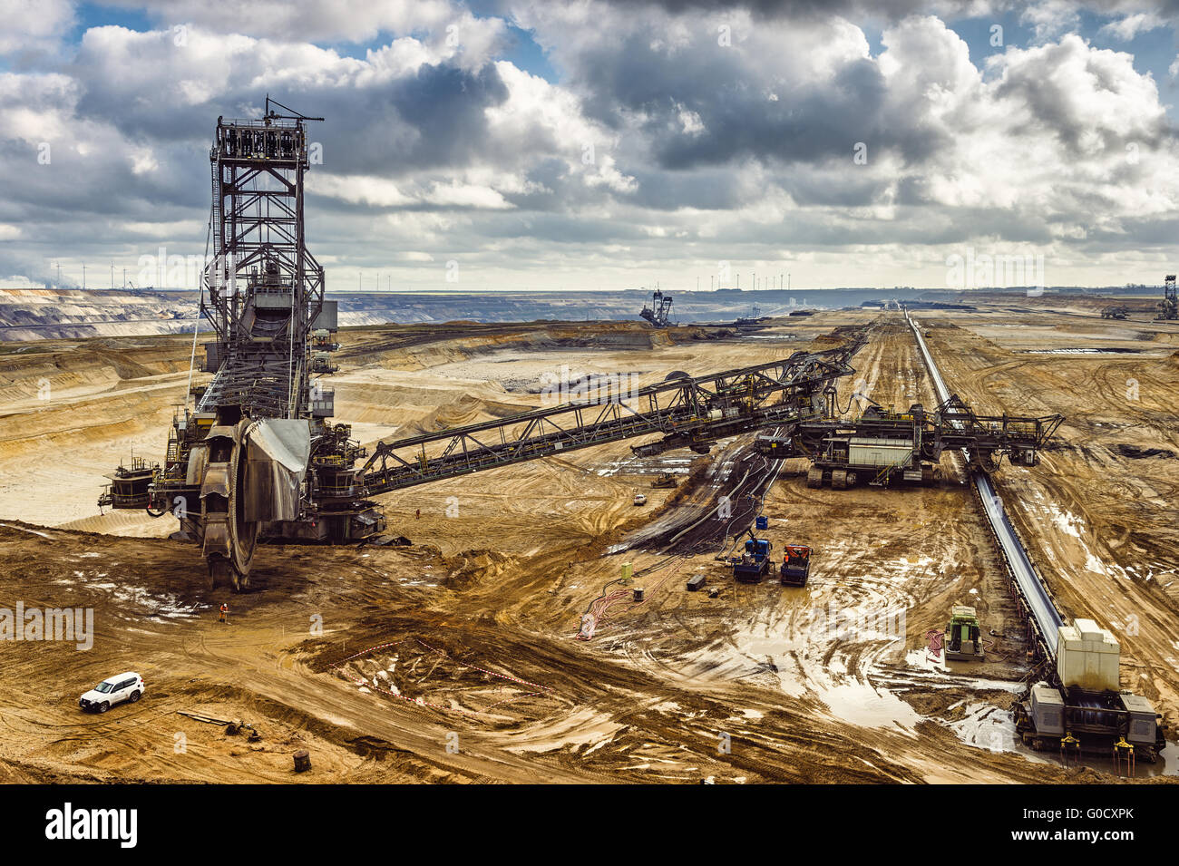 Bucket wheel excavators Stock Photo - Alamy