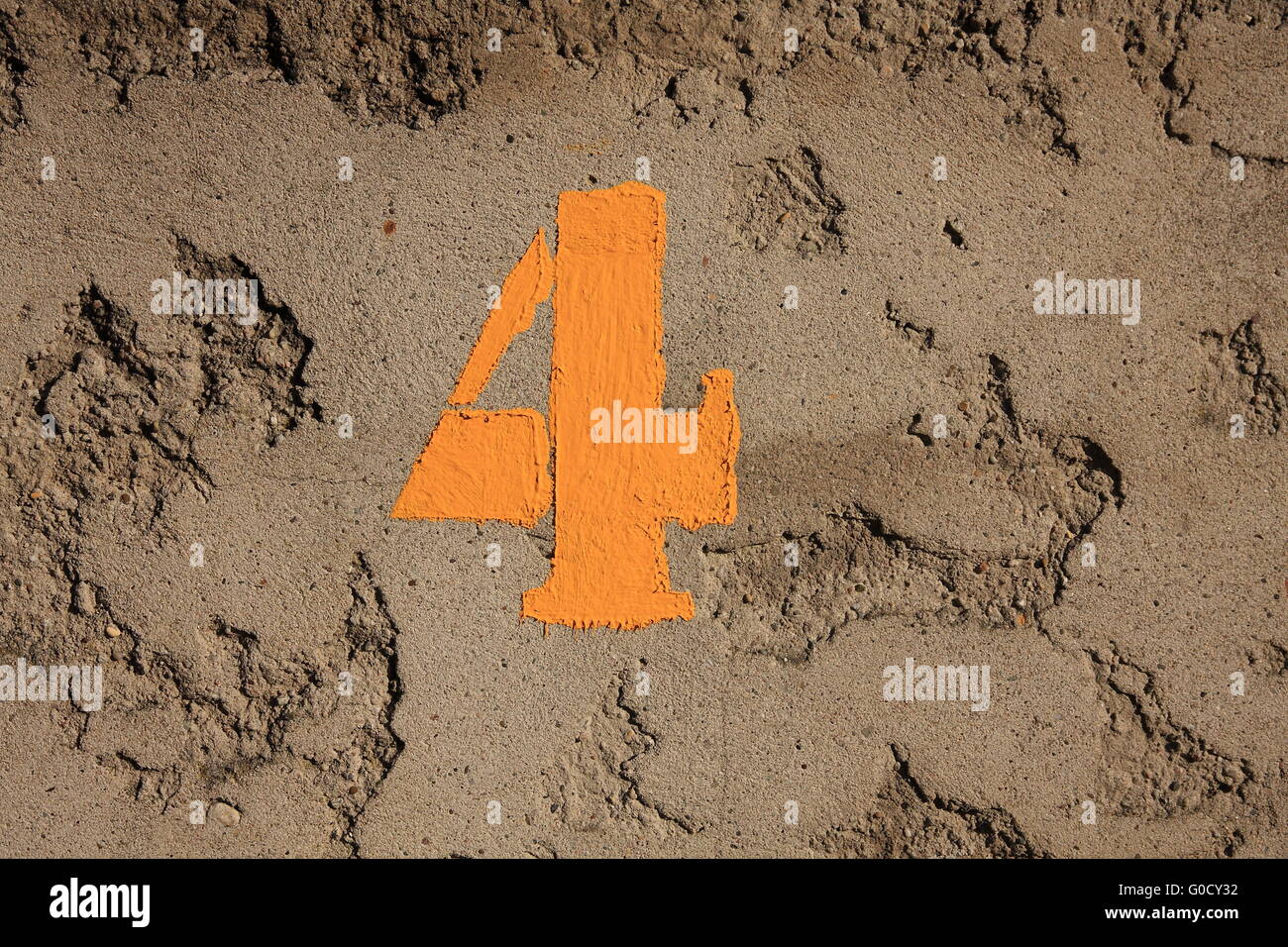 Yellow color number hi-res stock photography and images - Alamy